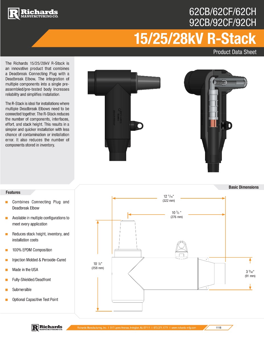 The Richards 15/25/28/35kV R-Stack